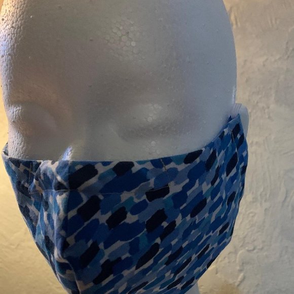 Handmade | Accessories | Specialty Olson Face Mask Blue | Poshmark